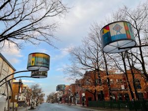 Avenue Cartier lampshades shed light on art - The Quebec Chronicle ...