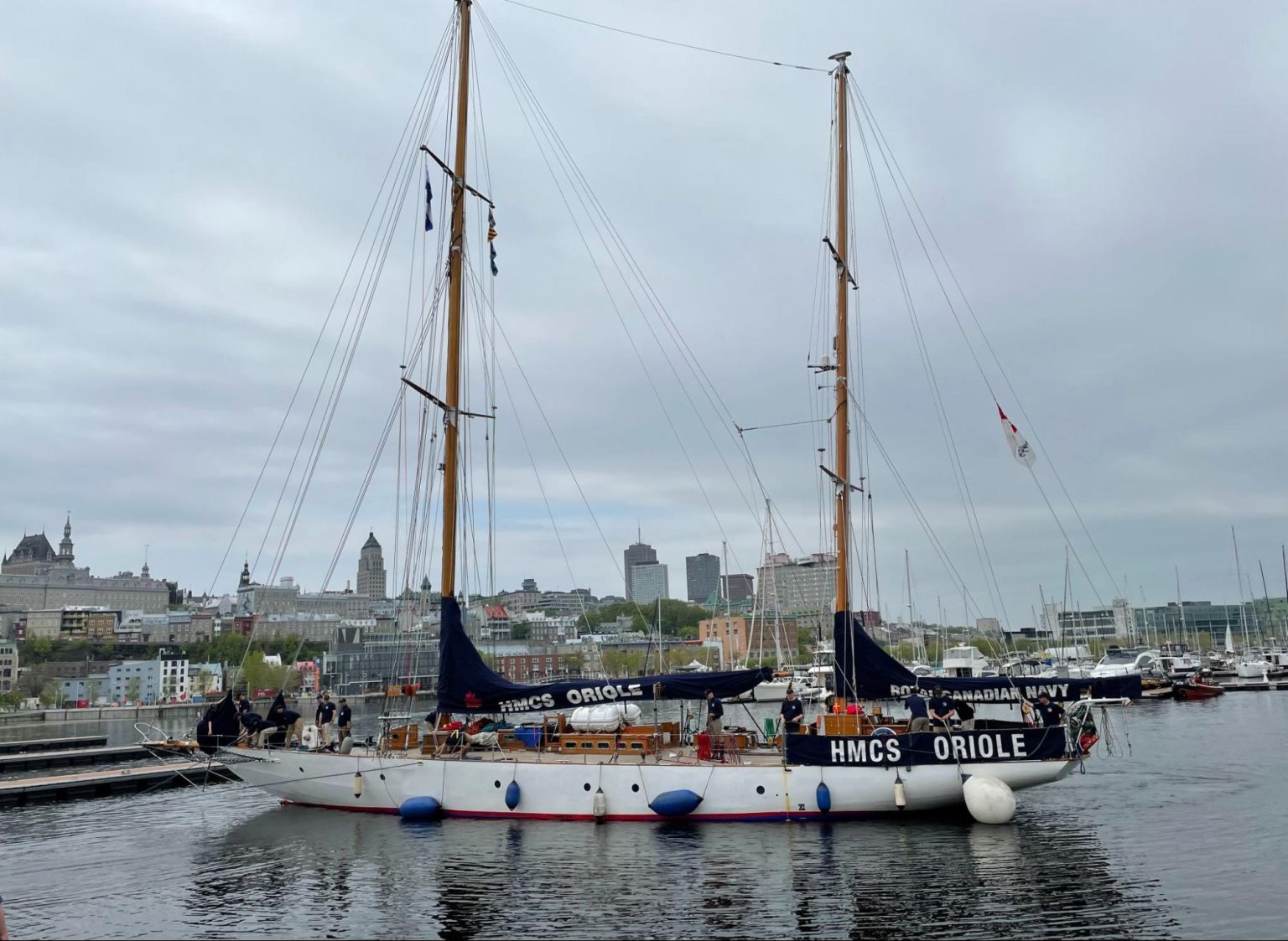 Canada's oldest navy ship visits Quebec City - The Quebec Chronicle ...