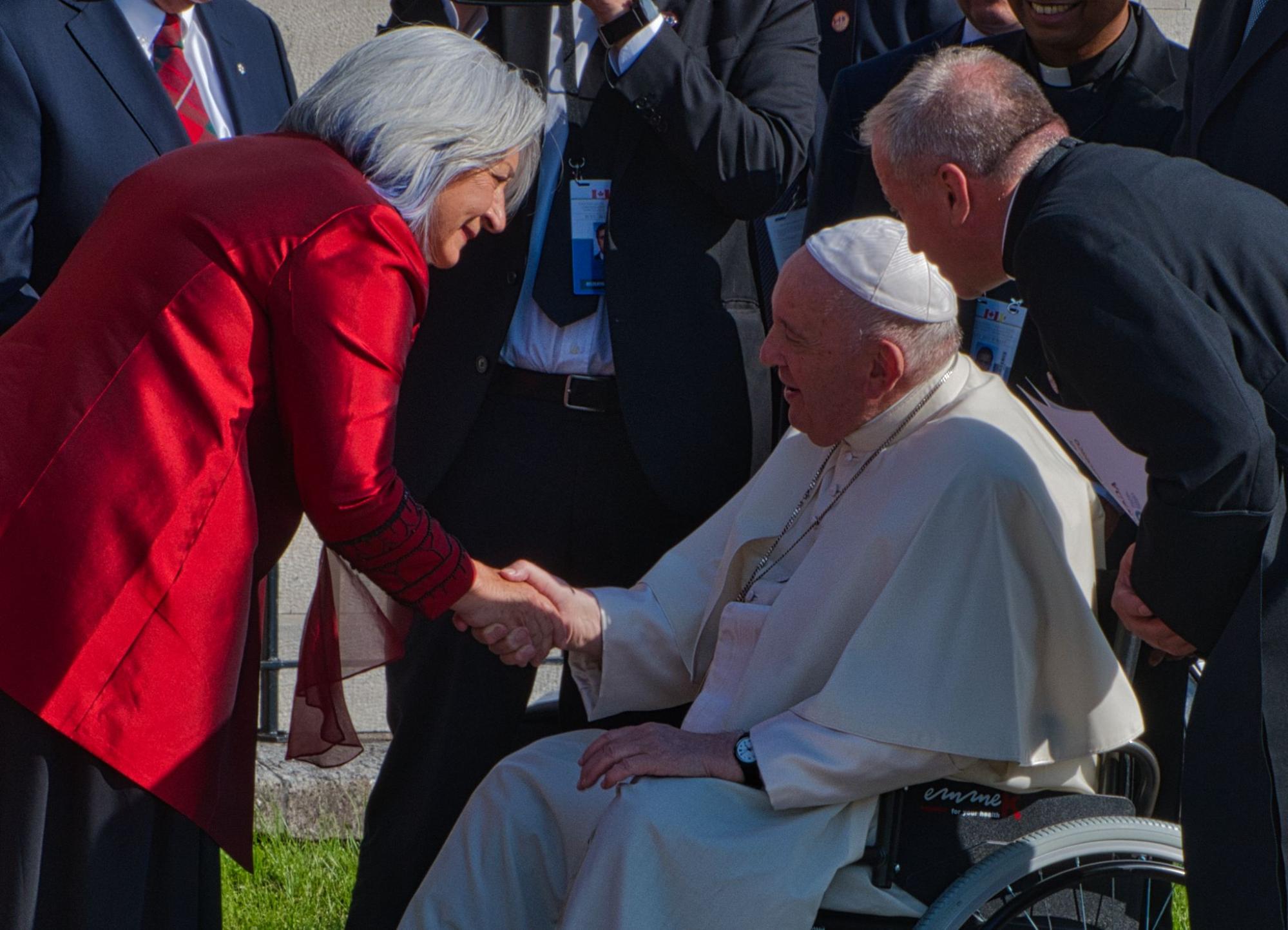 At Citadelle, Pope and Governor General speak of next steps - The ...