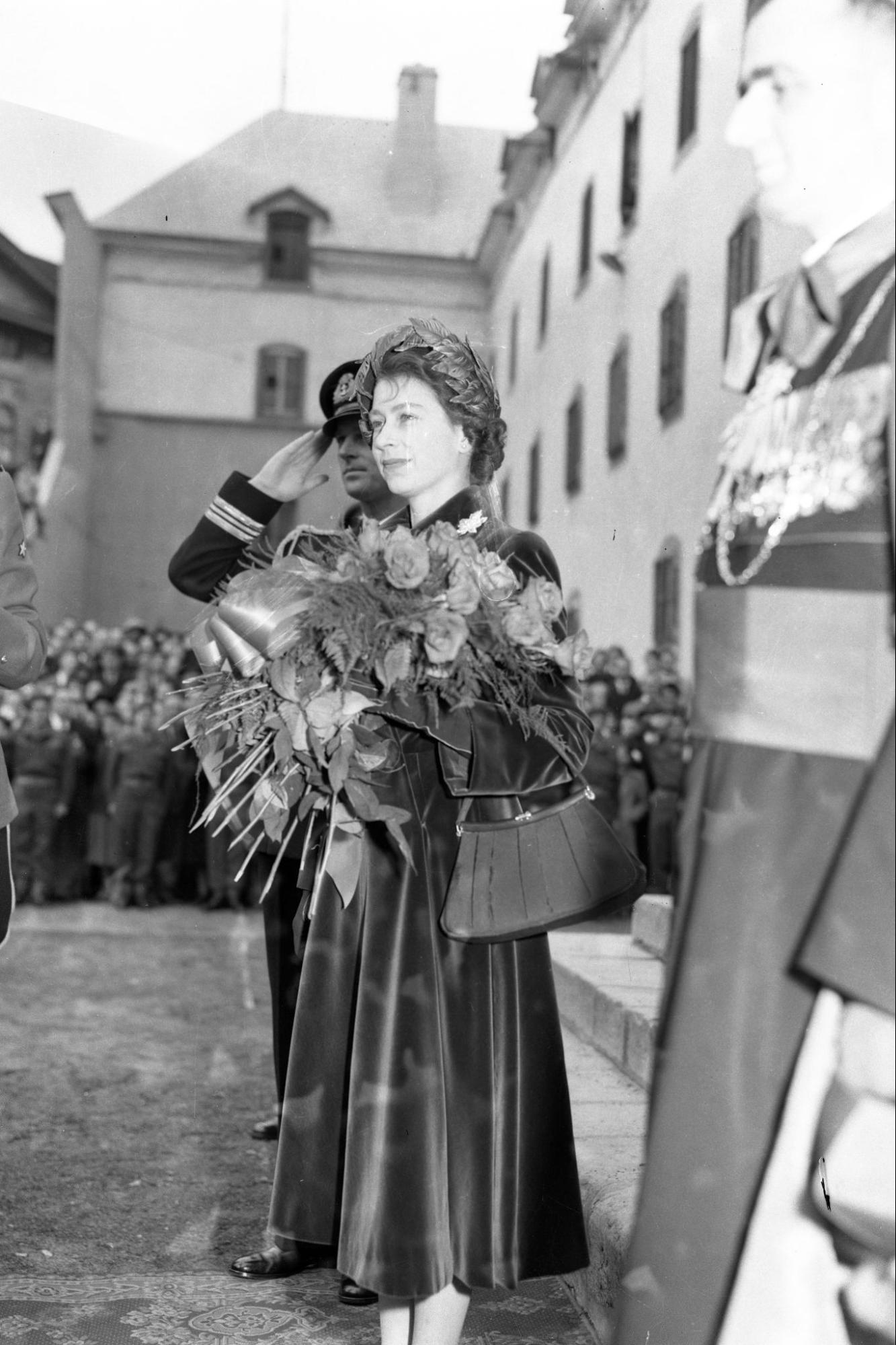 FROM THE ARCHIVES OF THE W.B. EDWARDS STUDIO: Princess Elizabeth visits ...