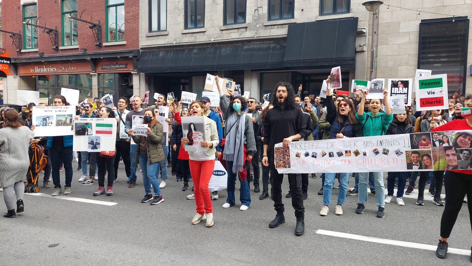 Protesters in Quebec City march for civil liberties in Iran - The ...