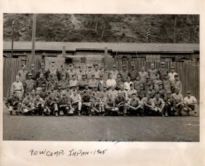 Photo of Canadian soldiers rescued from Japanese POW camp in 1945 ...