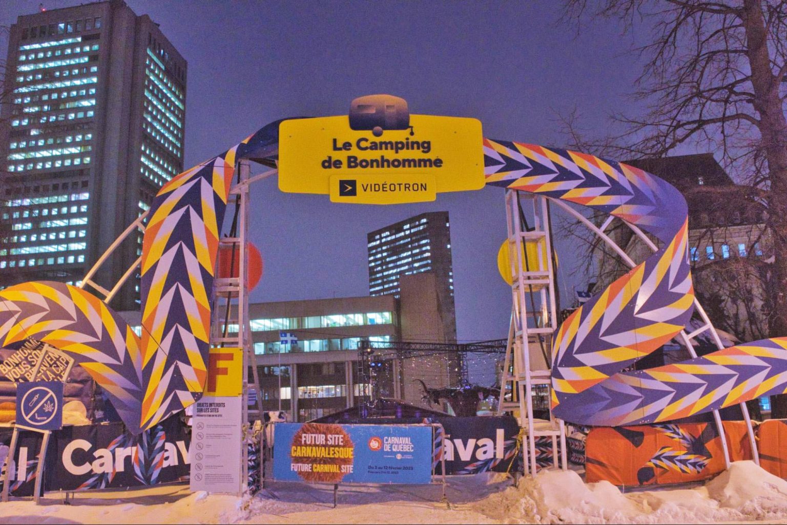 Carnival opening ceremonies frozen out by extreme cold - The Quebec ...