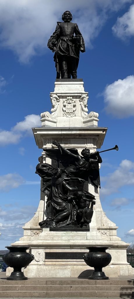 Monumental Views: The statue of Samuel de Champlain - The Quebec ...