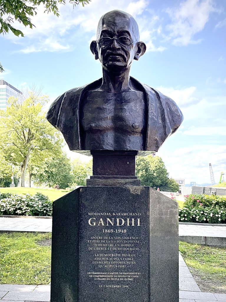 MONUMENT VIEWS: The story behind the statue of Gandhi - The Quebec ...
