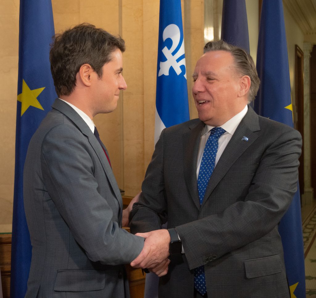 PHOTOS: French prime minister Gabriel Attal visits Quebec City - The ...