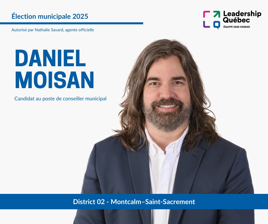 Hamad adds former mayoral hopeful Moisan to team - The Quebec Chronicle ...