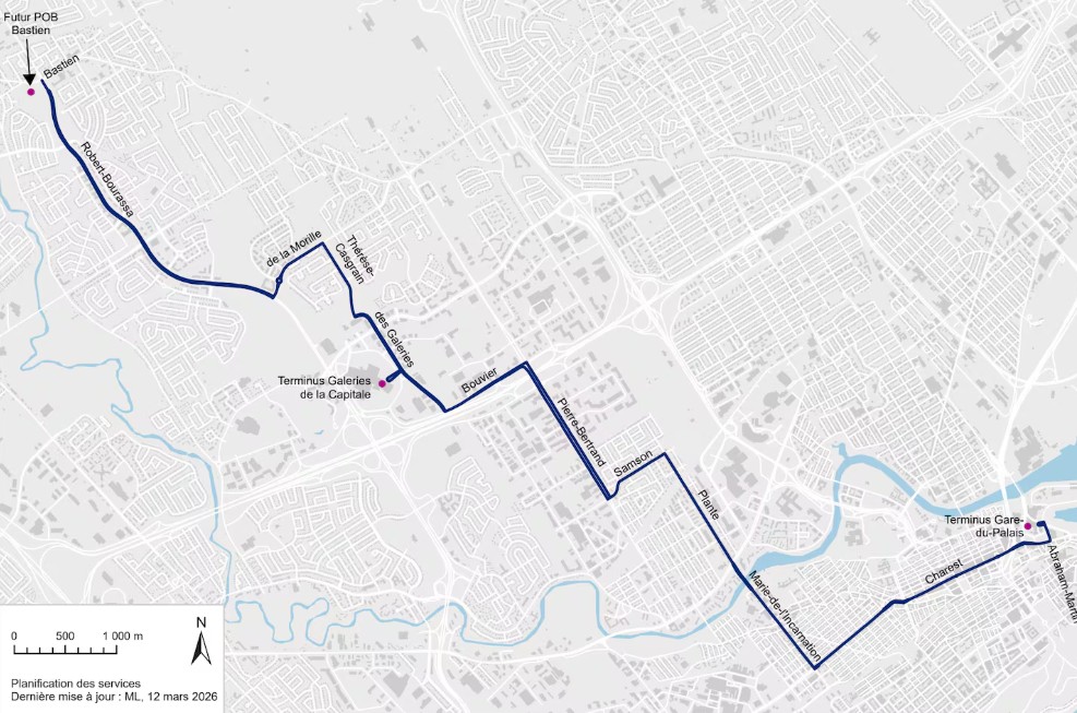 New bus route to link Lower Town with Neufchâtel - The Quebec Chronicle ...
