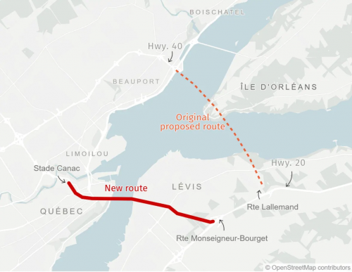 Change of plan: Tunnel route to connect downtowns in Quebec City and ...